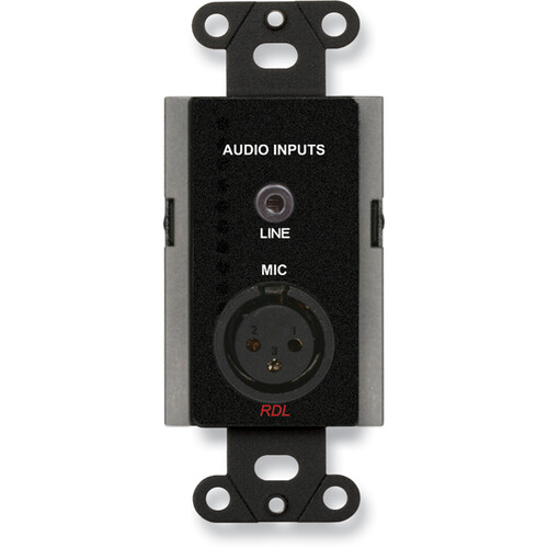 RDL Mic/Line Input Assembly - Xlr, Mini-Jack, Terminal Block
