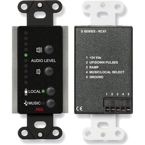 RDL DB-RCX1 Room Control (Black) DB-RCX1 B&H Photo Video