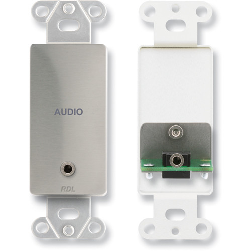 RDL DS-MJPT Mini-Jack Pass-Through Plate Stainless DS-MJPT B&H