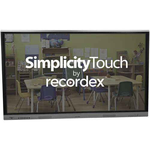 Recordex USA Simplicitytouch4 75" 4K Interactive Flat ST4-750U