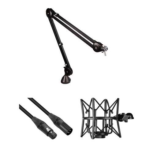 RODE PSA1 Studio Boom Arm Kit with XLR Cable and Shockmount for