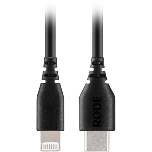 RODE SC21 Lightning to USB-C Cable (Black, 11.8") SC21 B&H Photo