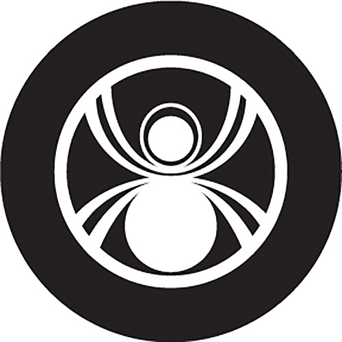 Rosco Spider Crop Circle B/W Glass Gobo (Custom Size)