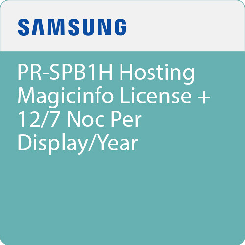 Samsung MagicINFO Cloud CMS with 12x7 NOC Support PR-SPB1H B&H