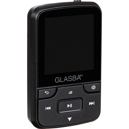 Samvix GLASBA 8GB Sport MP3 Player (Black) GLASB8-BLK B&H Photo