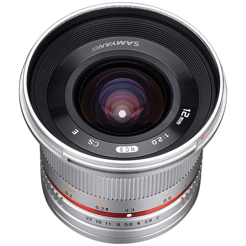Samyang 12mm f/2.0 NCS CS Lens for Sony E-Mount SY12M-E-SIL B&H