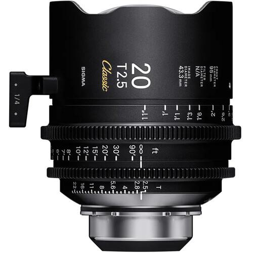 Sigma 20mm T2.5 FF Classic Cine Prime Lens with /i 41N974 B&H