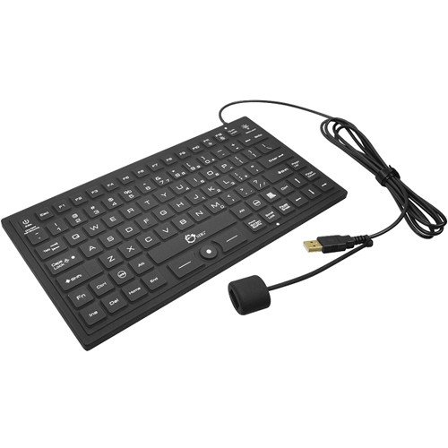 SIIG Industrial/Medical-Grade Backlit Keyboard JK-US0911-S1 B&H