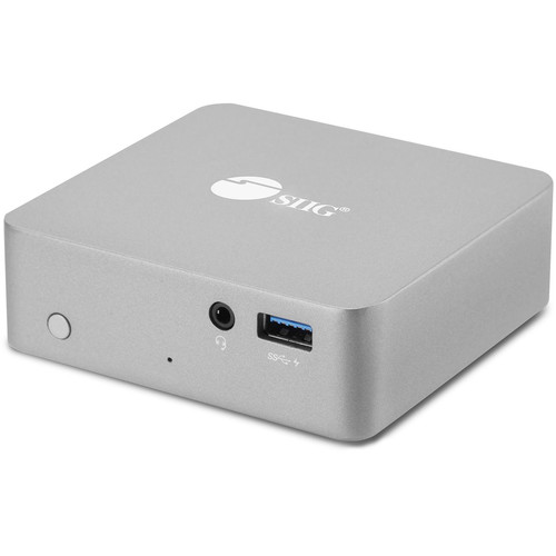 SIIG Aluminum USB Type-C Mini Docking Station JU-DK0911-S1 B&H