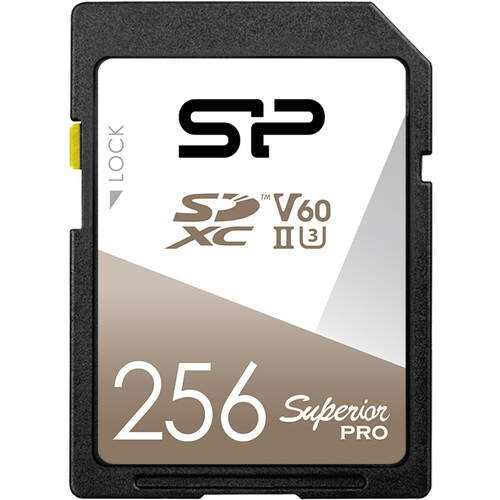 Silicon Power 256GB Superior Pro UHS-II SDXC SP256GBSDXJV6V10