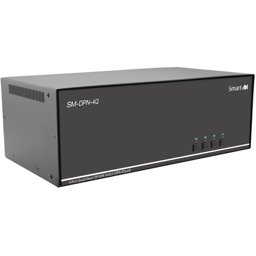 Smart-AVI 4-Port Quad-Head DisplayPort KVM Switch SM-DPN-4Q B&H