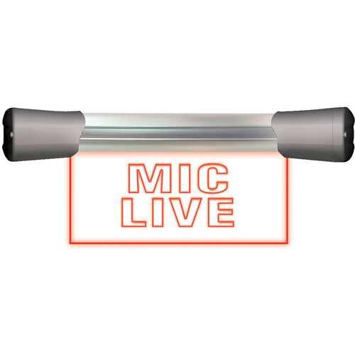 Sonifex SignalLED Single Flush Mount MIC LIVE Sign LD-20F1MCL