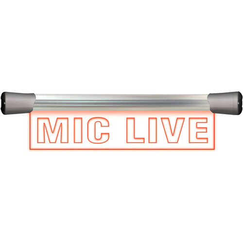 Sonifex SignalLED Single Flush Mount MIC LIVE Sign LD-40F1MCL