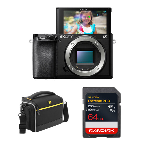 Sony a6100 Mirrorless Camera with Accessories Kit B&H Photo