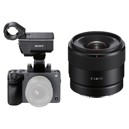 Sony FX30 Digital Cinema Camera with XLR Handle Unit and 11mm