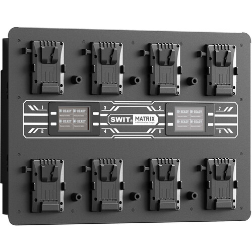 SWIT MATRIX-S8 8-Bay 100W Ultra Fast Wall Charger MATRIX-S8 B&H