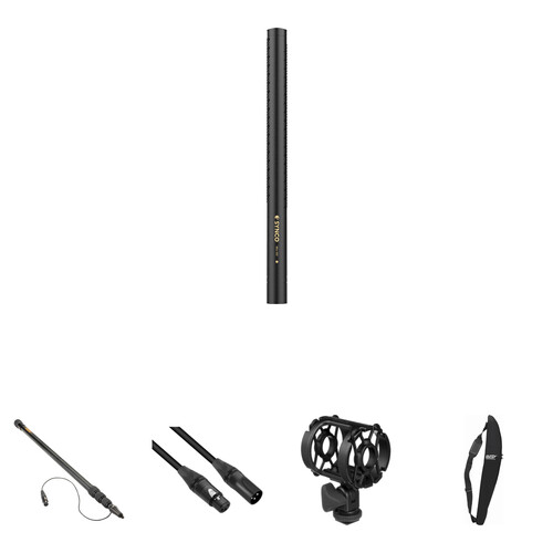 Synco Mic-D2 Hypercardioid Shotgun Microphone Boom Kit with