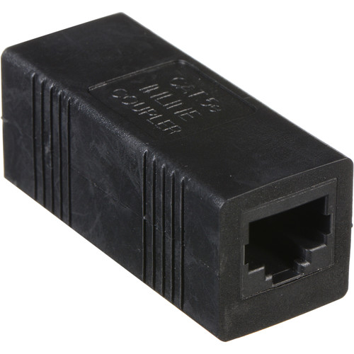 Tera Grand Cat 5e Female to Cat 5e Female Molded CAT5E-INCOP-BK