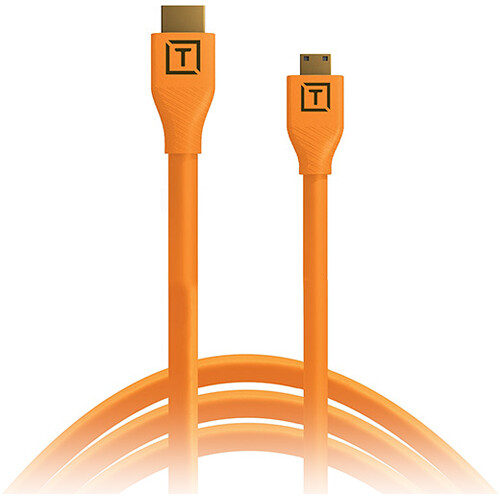 Tether Tools TetherPro Mini-HDMI to HDMI Cable H2C15-ORG B&H