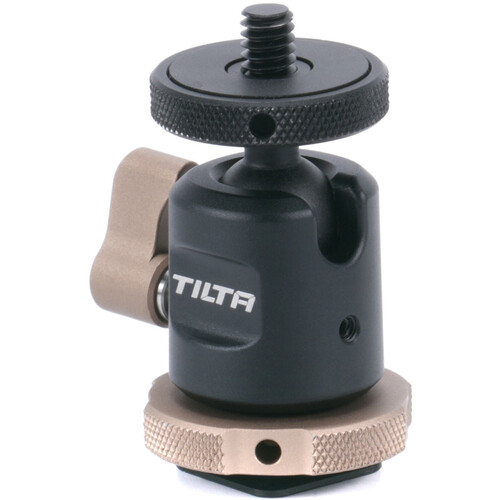 Tilta Mini Ball Head Mount with Cold Shoe TA-MBH-CS-B B&H Photo