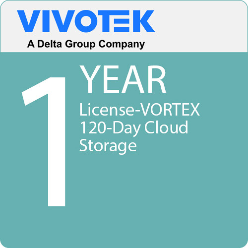 Vivotek VORTEX 120-Day Cloud Storage 1-Year License VX-CS120D-1Y