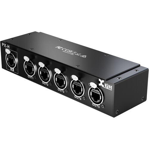 Xvive Audio PX-H Hub Breakout Box for Five PX-A Personal PX-H