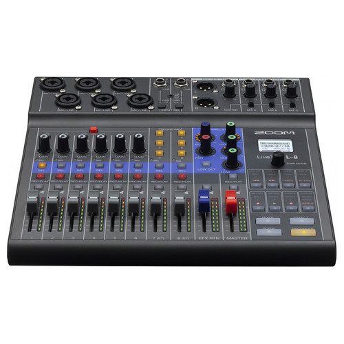 Zoom LiveTrak L-8 Portable 8-Channel Digital Mixer and ZL8 B&H