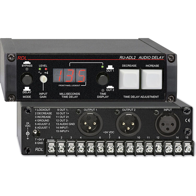 RDL Pro Audio Delay Controller RU-ADL2 B&H Photo Video