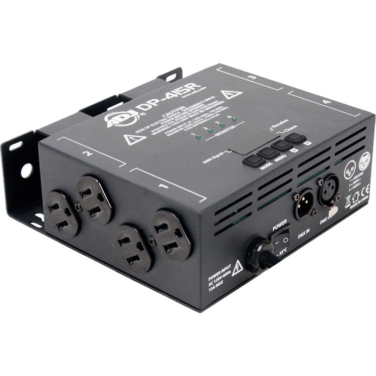 American DJ DP-415R 4-Channel Dimmer / Switch Pack DP-415R B&H