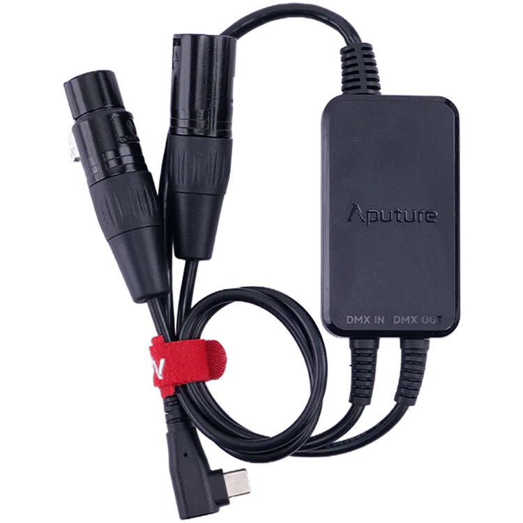 Aputure Active USB-C to 5-Pin DMX In & Out Adapter APT0011A30