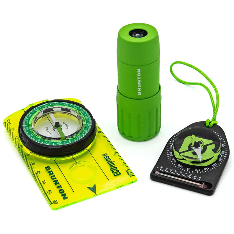 Brunton Green Bundle with 8010 Eco Compass, Green