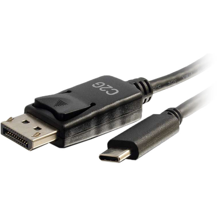 C2G USB Type-C to DisplayPort Adapter Cable (Black, 12') 26904