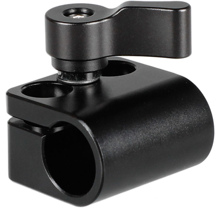 CAMVATE 15mm Rod Clamp with 1/4"-20 Threaded Mounting Holes