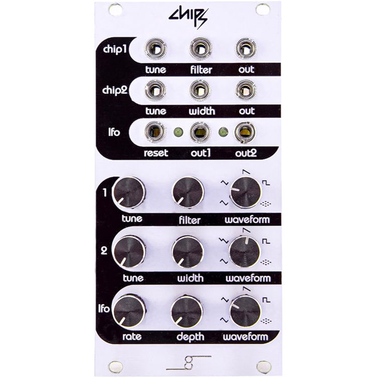Cre8audio Chipz Dual VCO with LFO Eurorack Module (12 HP) CHIPZ