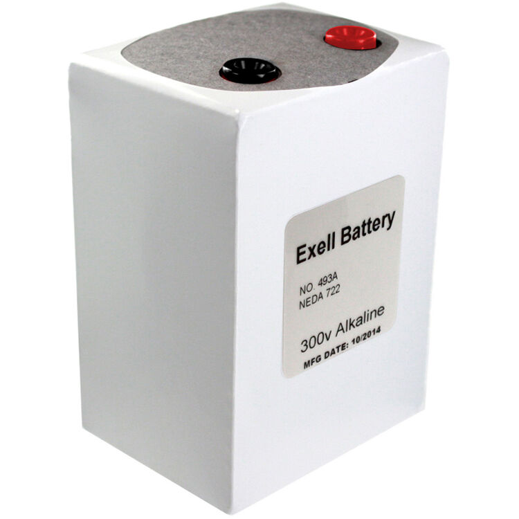 Exell Battery 493A Alkaline Battery Replaces ANSI / NEDA-722 493