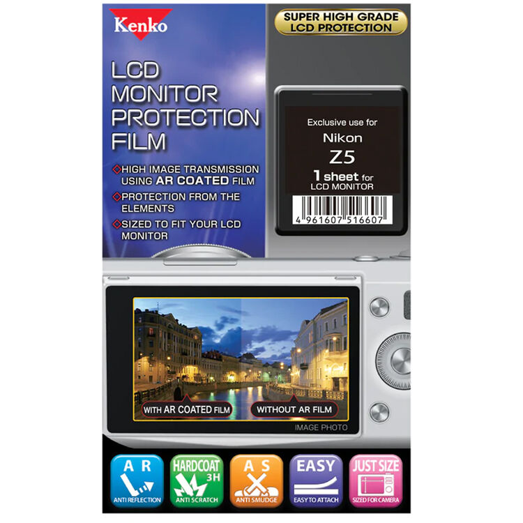 Kenko LCD Monitor Protection Film for the Nikon Z5 Camera