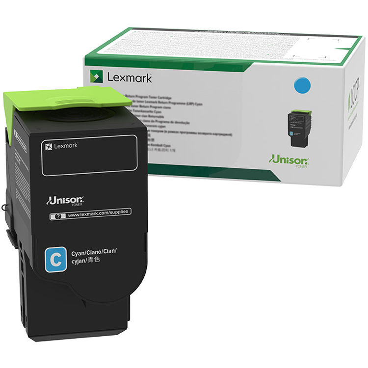 Lexmark 701C Cyan Return Program Toner Cartridge 70C10C0 B&H