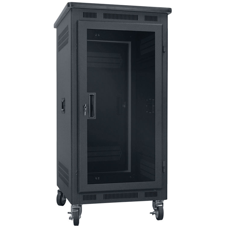 Lowell Manufacturing Rack-Portable-21U, 27" Deep, LPR-2127PGT