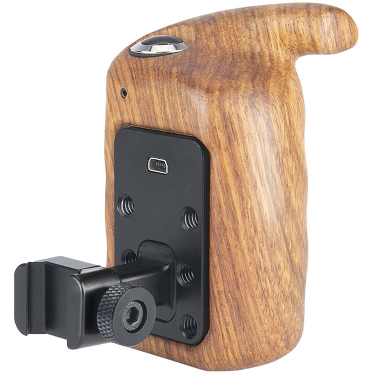 Niceyrig Wooden Hand Grip with Record Start/Stop Remote 318 B&H